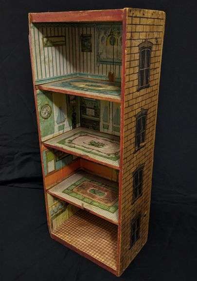 RARE DUNHAMS COCOANUT DOLL HOUSE WOOD CRATE - Millers Auction Co.