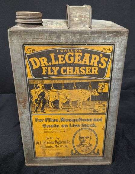 1 GAL OIL CAN DR LEGEAR'S FLY CHASER FLY SPRAY ST LOUIS MO - Millers ...