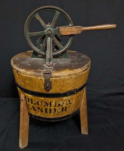 SALESMAN SAMPLE COLUMBIA WASHER HAND POWERED WASHING MACHINE - Millers ...