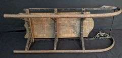 IMPRESSIVE ANTIQUE VICTORIAN RUNNER SLED - Millers Auction Co.