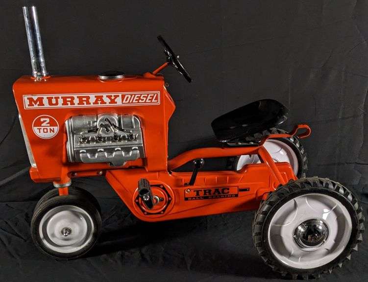 MURRAY DIESEL 2 TON ORANGE PEDAL TRACTOR - Millers Auction Co.