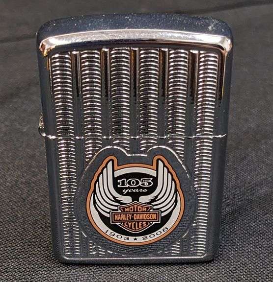 105 YEARS 1903 TO 2008 HARLEY DAVIDSON MOTORCYCLES ZIPPO CIGARETTE ...