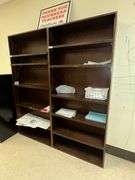 Room 127 - (2) Wood Shelves - McLaughlin Auctioneers, LLC- mc-bid.com