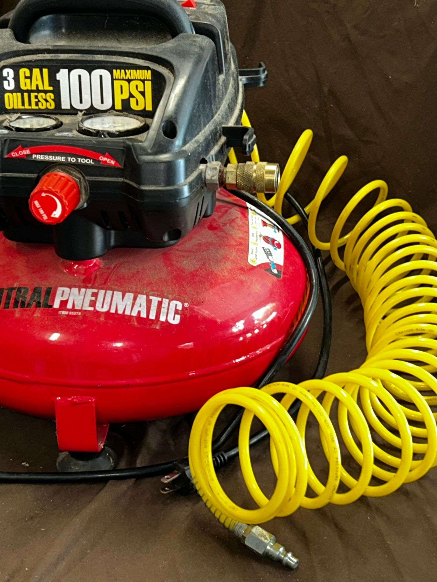 Central Pneumatic 3-Gallon Air Compressor Proxibid, 55% OFF