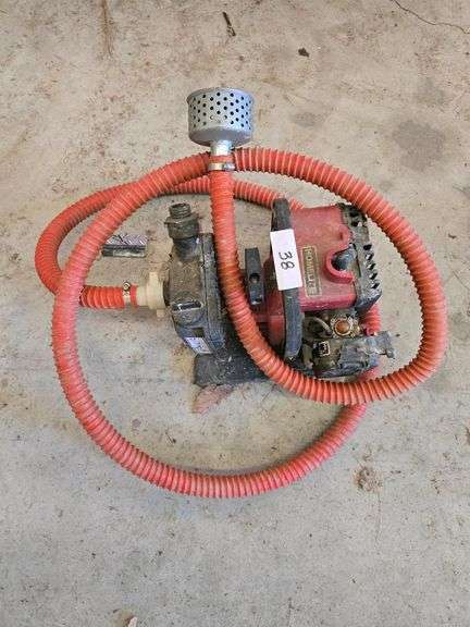 Homelite Portable Water Pump, 2-Stroke Engine, 1" Hose Diameter ...