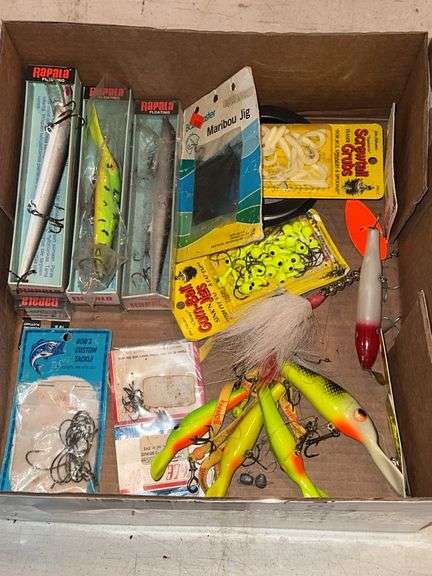 Rapala floating lures and assorted tackle - McLaughlin Auctioneers, LLC ...
