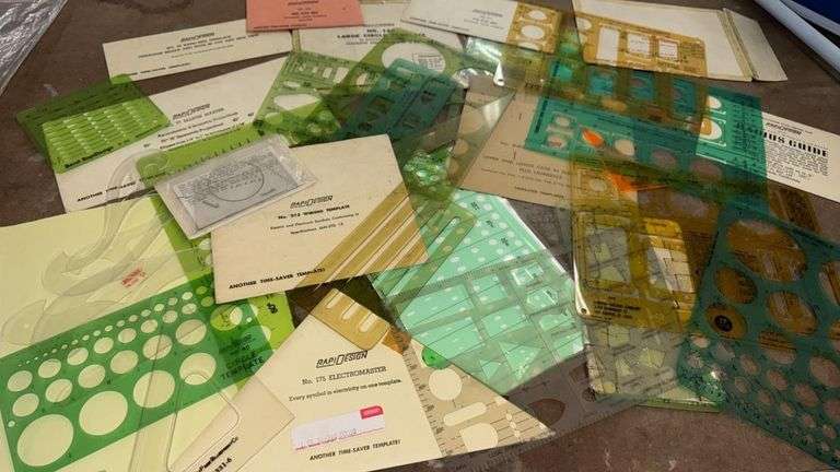 Rapidesign, Barco RapiDesign Drafting Templates, Circle & Ellipse Set ...