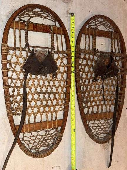 Vintage snow shoes - McLaughlin Auctioneers, LLC- mc-bid.com