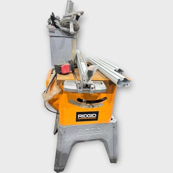 RIDGID R4512 Table Saw, 13 Amp Motor, 10" Blade - McLaughlin ...