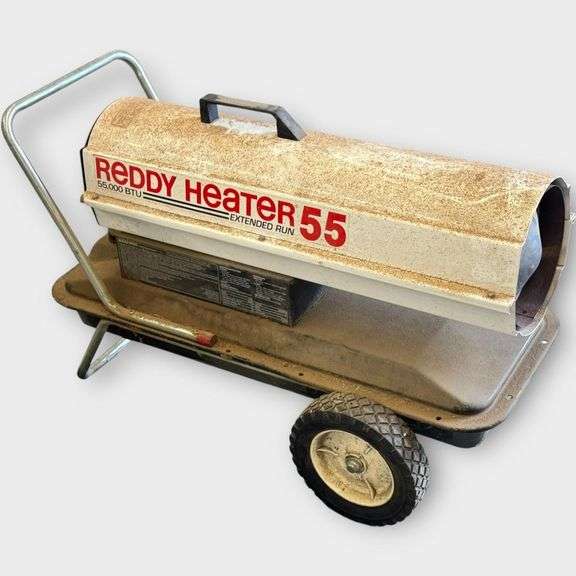 Reddy Heater 55, 55,000 BTU Portable Forced Air Heater, Kerosene ...