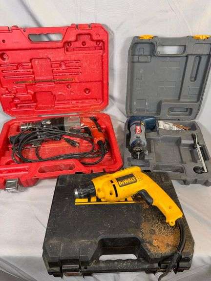 Ryobi P530 Reciprocating Saw, DeWalt DW106 VSR Drill, Milwaukee 5390-21 ...