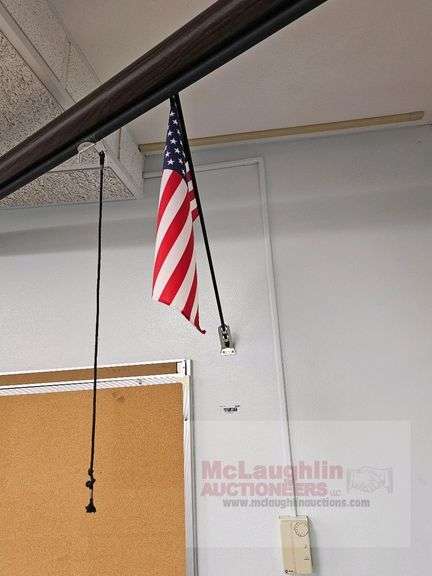Whiteboard, Clock, Flag, Projection Screen, Flag - McLaughlin ...