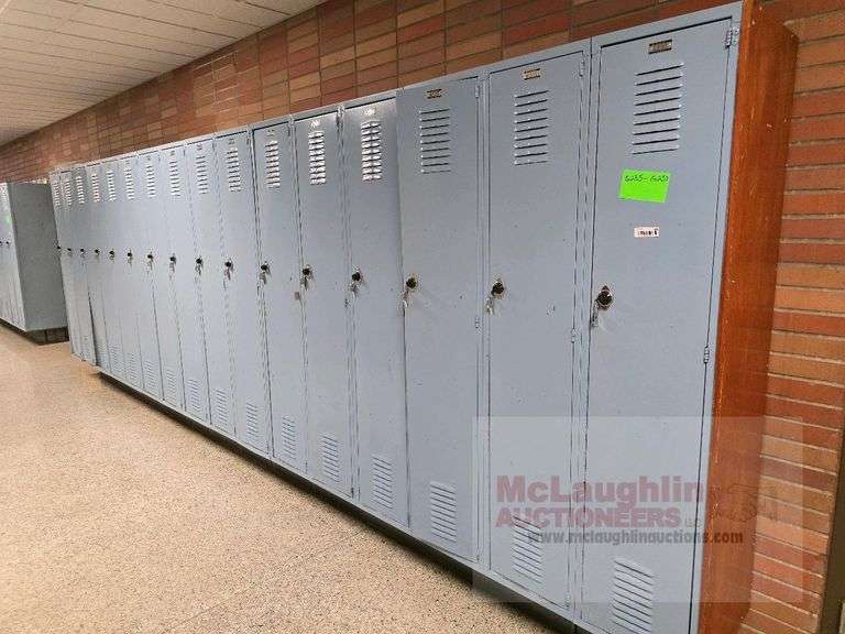 Metal School Lockers, Built-in Combination Locks G235-G250 - McLaughlin ...