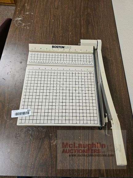 Boston 2612 Guillotine Paper Cutter with Grid and Ruler - McLaughlin ...
