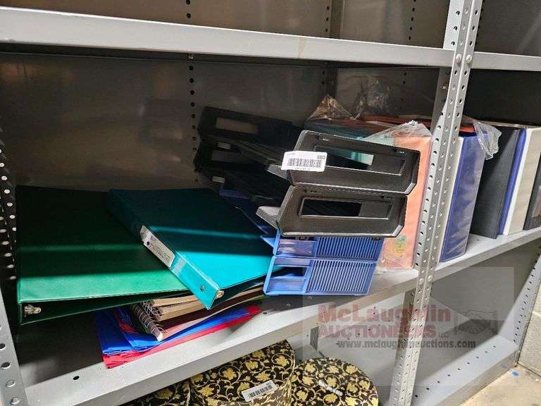 Assorted Office Binders and File Organizers in Various Colors ...