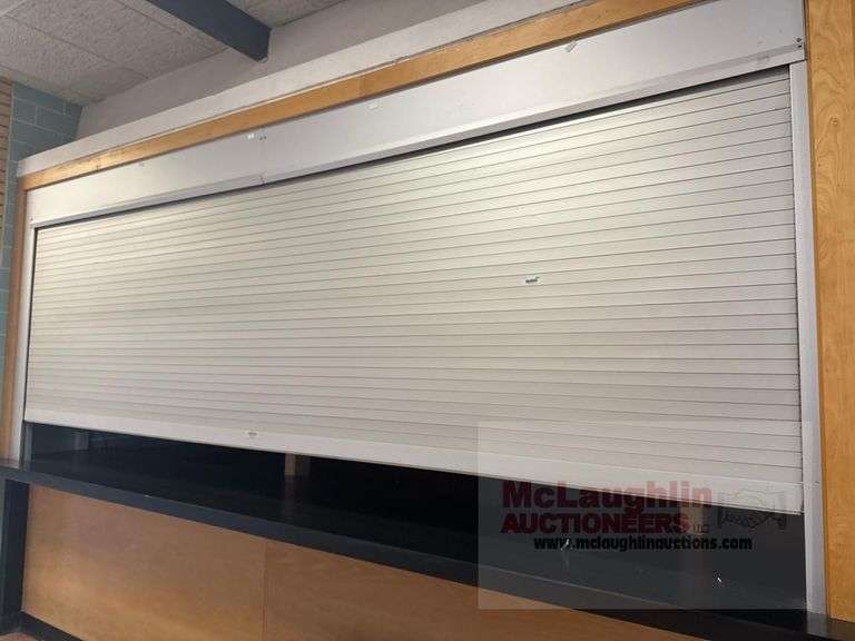 Aluminum Roll-Up Shutter Door, Manual Crank, Silver/Gray - McLaughlin ...