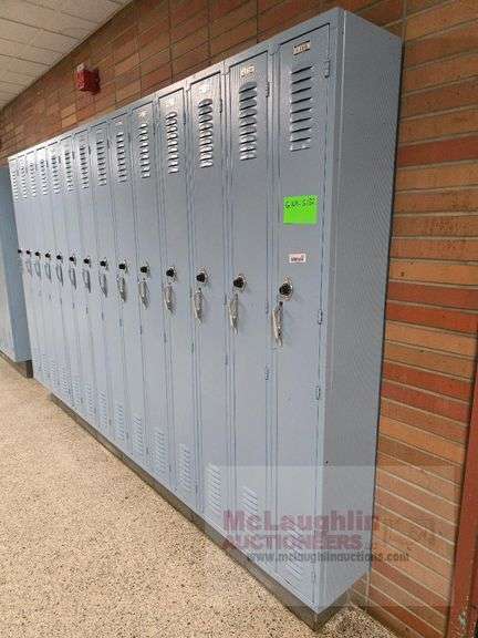 School Lockers, Metal, Built-in Combination Lock, G169-G182 ...