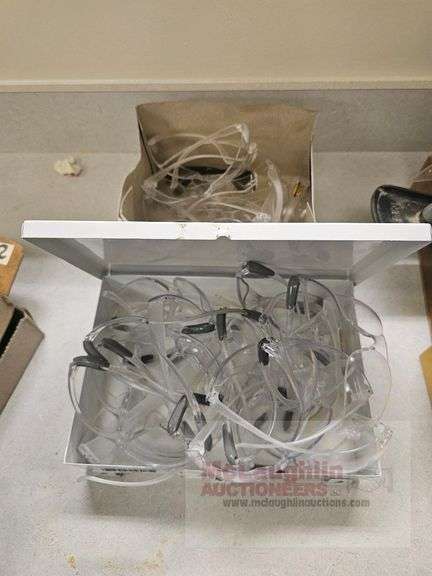 Clear Safety Glasses in empty first aid metal box - McLaughlin ...