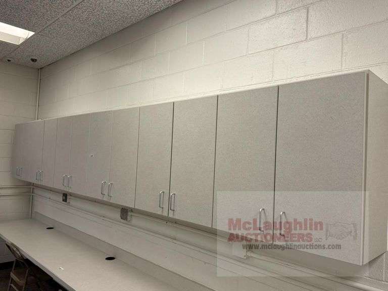 Wall-mounted Storage Cabinets - McLaughlin Auctioneers, LLC- mc-bid.com