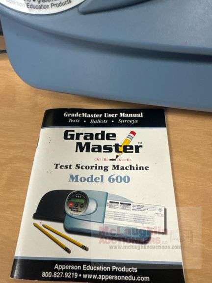 GradeMaster 600 Test Scoring Machine by Apperson Education Products ...