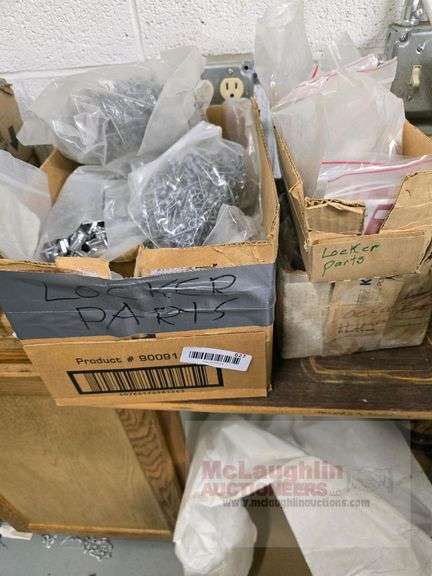 Locker Parts Lot - Multiple Hardware Components for Locker Repair ...