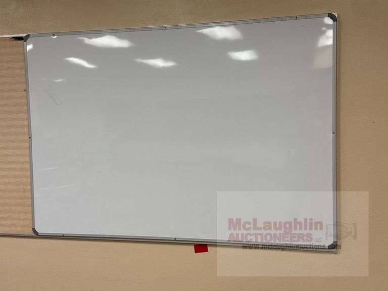 InFocus Ceiling Projector, Projection Screen, Wall Clock, Trash Cans ...