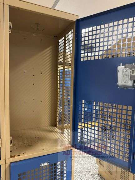 Double Sided Two Compartment Metal Locker - McLaughlin Auctioneers, LLC ...