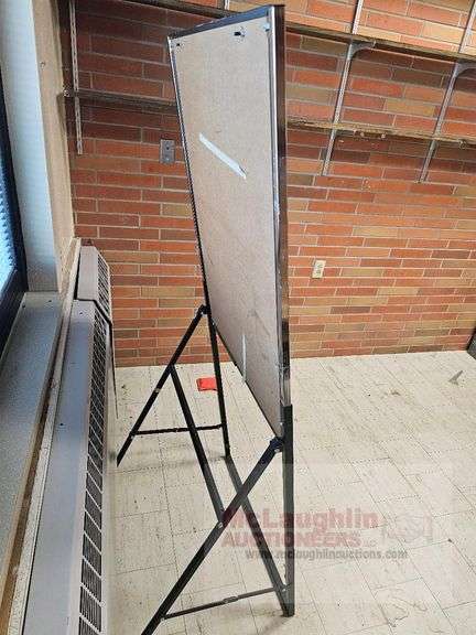 Easel Whiteboard with Aluminum Frame, Foldable Design, 24 x 36 Inches ...