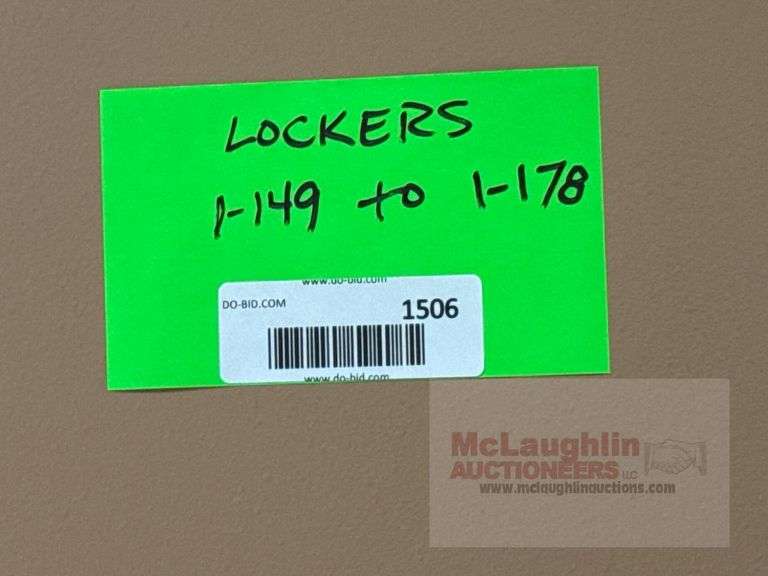 Beige Metal School Lockers, Combination Lock, Wall-mounted, 1-149 to 1 ...