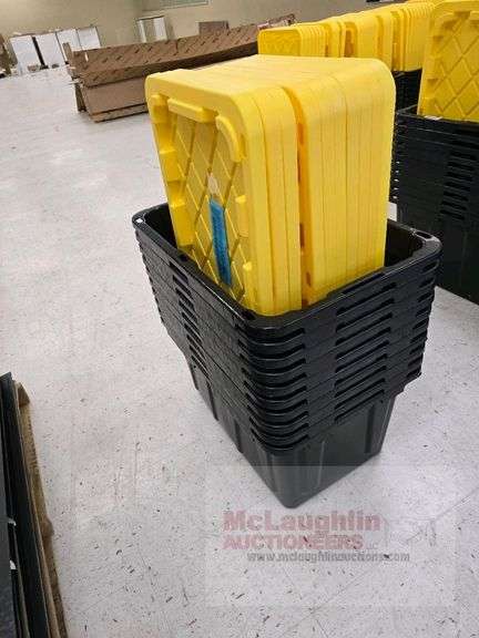 10 Performax 27 Gallon Heavy-Duty Industrial Totes. - McLaughlin ...