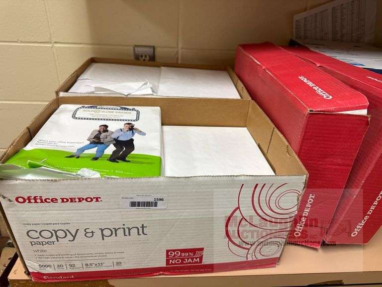 2 boxes Office Depot Copy & Print Paper, 8.5" x 11" - McLaughlin ...