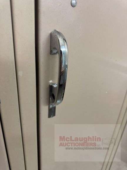 Beige Metal Lockers - McLaughlin Auctioneers, LLC- mc-bid.com