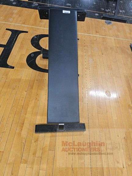 Adjustable Weight Bench, Black, Steel Frame, Foot Support - McLaughlin ...