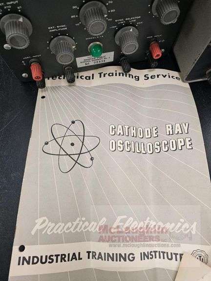 Knight General Purpose Oscilloscope, CRT Display, Instruction Manual ...