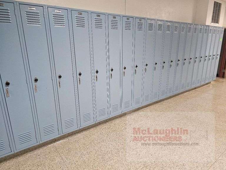 Metal School Lockers with Combination Lock, 1-260 to 1-293 - McLaughlin ...