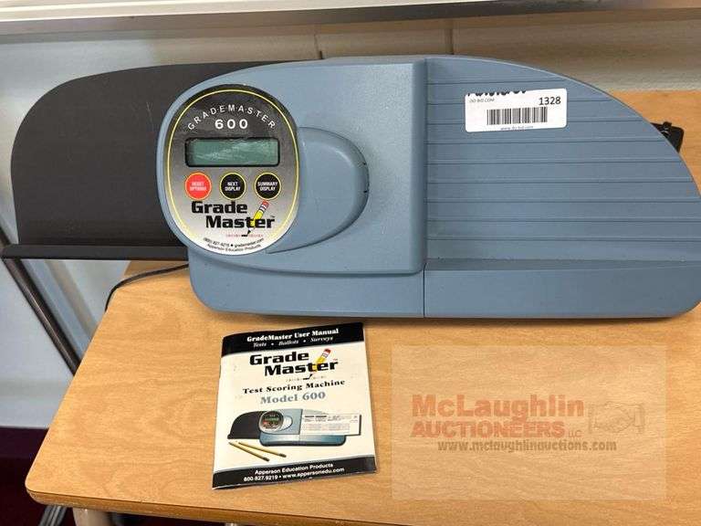 GradeMaster 600 Test Scoring Machine by Apperson Education Products ...