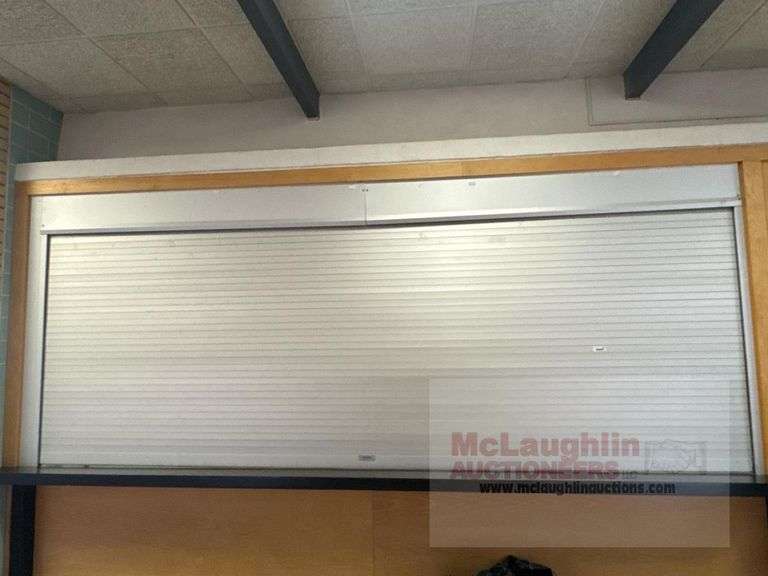Aluminum Roll-Up Shutter Door, Manual Crank, Silver/Gray - McLaughlin ...
