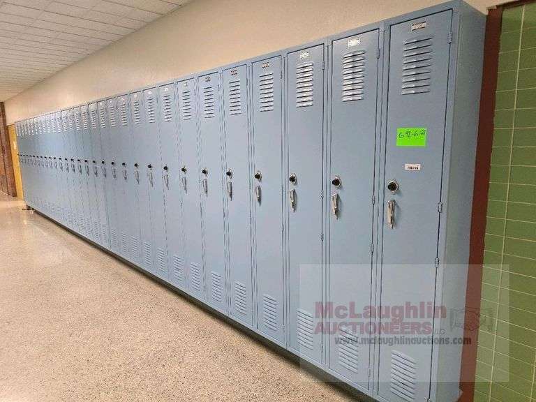 Metal School Lockers, Built-in Combination Lock, G98-G127 - McLaughlin ...