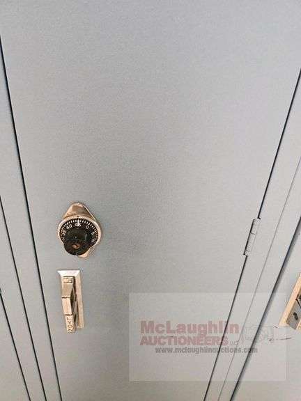 Metal Locker Set with Fire Extinguisher and Trash Compartment ...