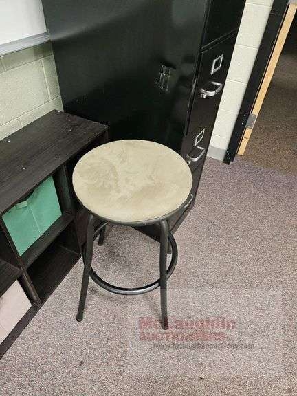 HON 4-Drawer Filing Cabinet, Storage Cubes, and Stool - McLaughlin ...