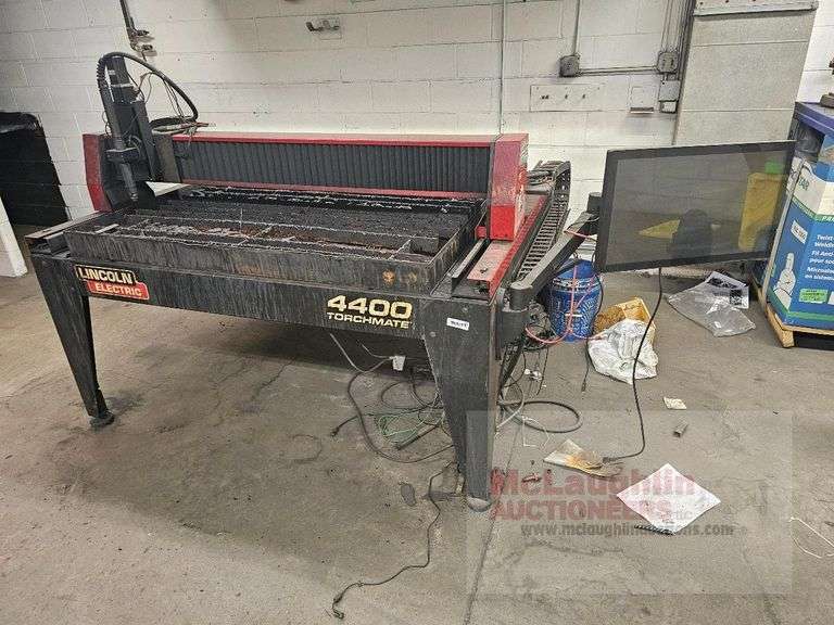 Lincoln Electric Torchmate 4400 CNC Plasma Cutting Table with Flexcut 80 - McLaughlin ...