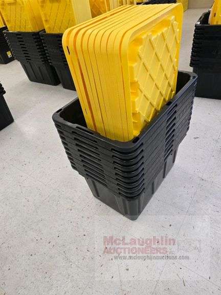 10 Performax 27 Gallon Heavy-Duty Industrial Totes. - McLaughlin ...