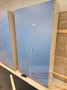 Blue Modular Storage Cabinet - McLaughlin Auctioneers, LLC- mc-bid.com