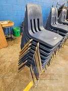 Stackable Virco 9000 Series Chairs - McLaughlin Auctioneers, LLC- mc ...
