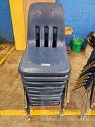 Stackable Virco 9000 Series Chairs - McLaughlin Auctioneers, LLC- mc ...