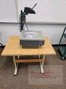 3M Overhead Projector with Table, Halogen Light Source, Fresnel Lens ...