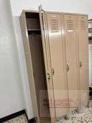Beige Metal Lockers - McLaughlin Auctioneers, LLC- mc-bid.com