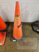 2 Tall Traffic Cones - McLaughlin Auctioneers, LLC- mc-bid.com