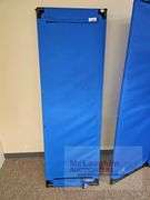 Blue 3-Panel Soft Partitions, Foldable, Metal Frame - McLaughlin ...