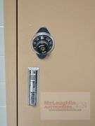 Beige Lyon School Lockers, Metal, Combination Lock, Ventilated Doors. 2 ...